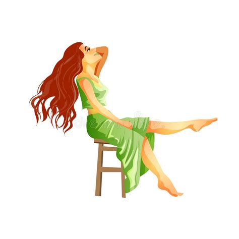 Redhead Sitting Stock Illustrations 1043 Redhead Sitting Stock