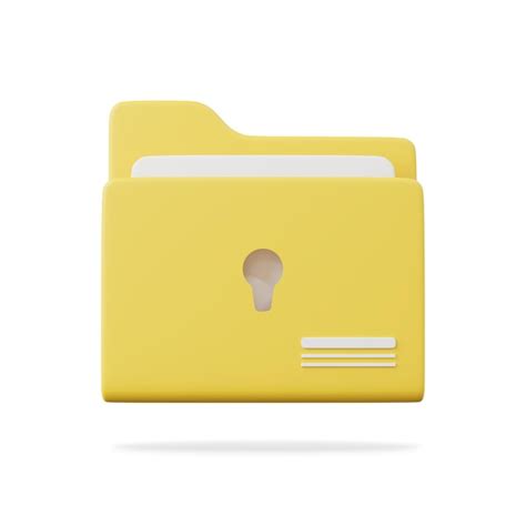 Premium Photo Folder Icon On White Background Document Folder Icon Concept 3d Rendering