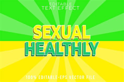 Text Effect Sexual Healthy Modern Simple Graphic By Arsalangraphic999 Creative Fabrica