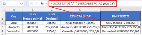 Unirtexto Excel Como Usar A Função Excel Easy