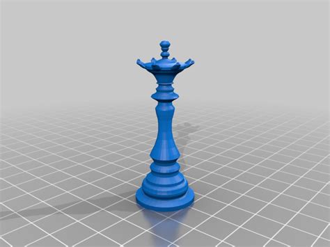 Free 3d File Queen Chess・3d Print Design To Download・cults