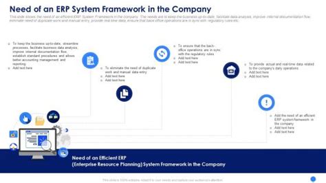 erp system framework slideteam