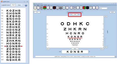 Logmar Scoring Utility