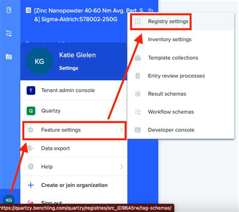 benchling integration setup guide quartzy support