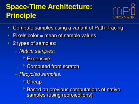 Ppt Efficient Spatio Temporal Animation Rendering Architecture