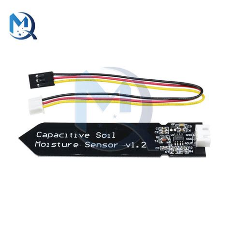 DC V Capacitive Soil Moisture Sensor Module Corrosion Resistant W Gravity With Wire Soil