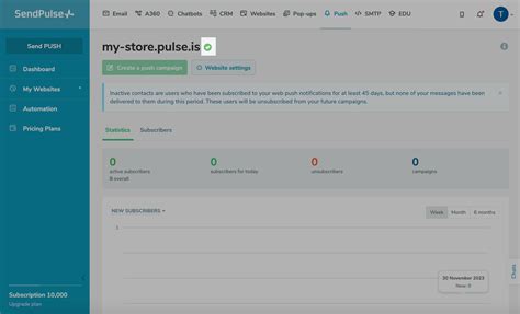 How To Set Up Web Push Notifications With A Website Builder Sendpulse