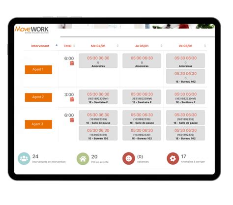 Planning d une équipe de nettoyage nos conseils MoveWORK