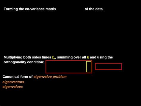 Pptx Forming The Co Variance Matrix Dokumentips