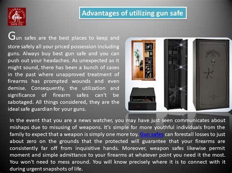 Gun Safes Presentation Free To Download