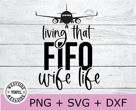 Fifo Workers Svg File For Shirts Fifo Wife Fly In Fly Out Etsy Australia