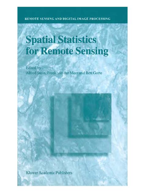 Spatial Statistics For Remote Sensing Pdf