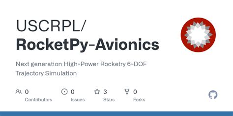 Github Uscrpl Rocketpy Avionics Next Generation High Power Rocketry 6 Dof Trajectory Simulation