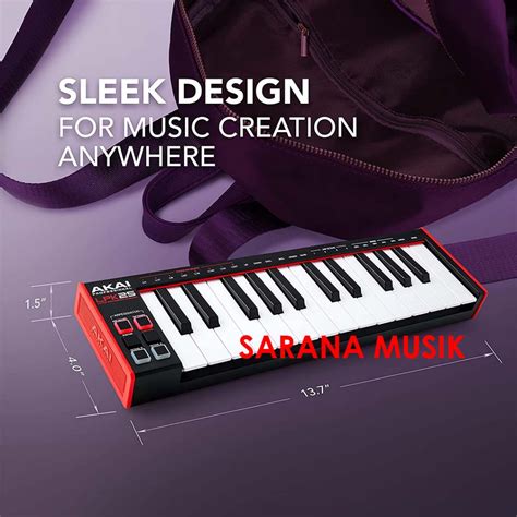 Jual Akai Lpk25 Mk2 Akai Lpk 25 Mk2 Midi Keyboard Controller Akai Lpk 25 Mk2 Original Shopee