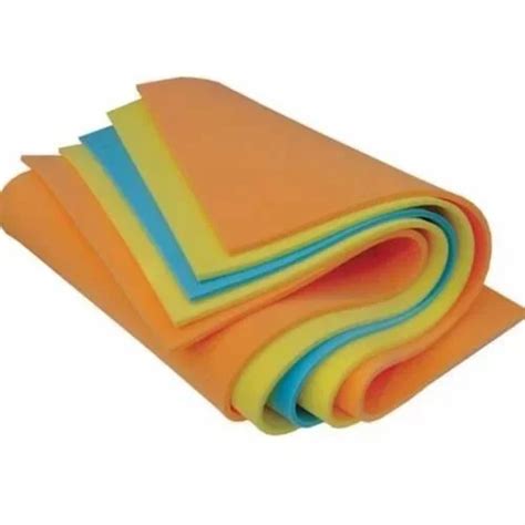 Colored Polyurethane Foam Sheet Color Multicolor At Best Price In
