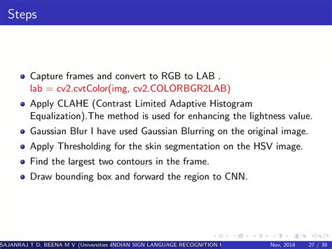 Indian Sign Language Recognition Pdf
