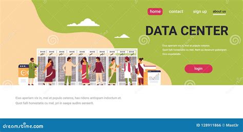 Web Hosting Diagram Vector Illustration Bw Labeled Outlined Server Scheme