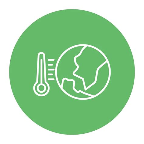 기후 변화 터 일러스트레이션 프리미엄 벡터