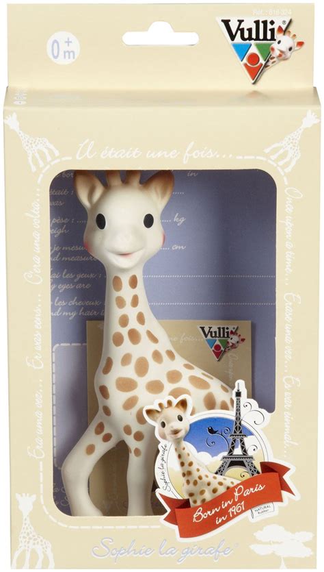 Natural Rubber Teething Toy Sophie The Giraffe By Vulli France