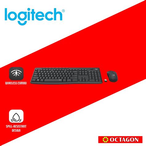 Logitech Mk295 Combo Silent Wireless Mouse And Keyboard Octagon Computer Superstore