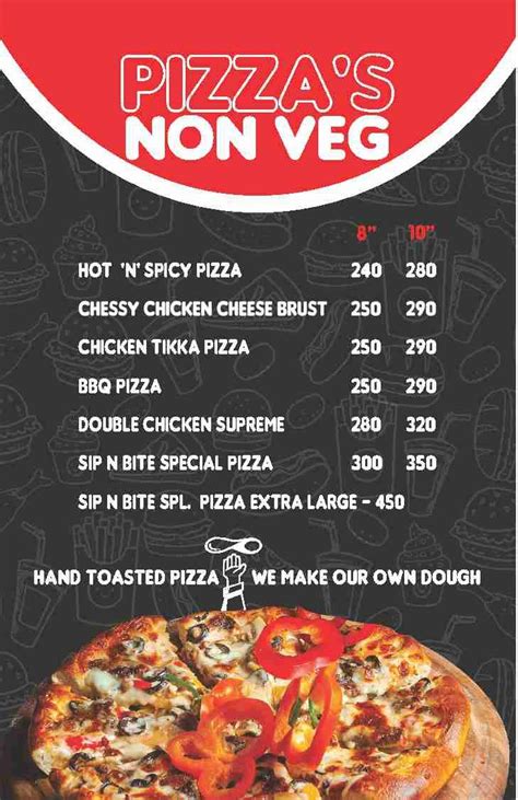 Menu At Sip N Bite Hyderabad