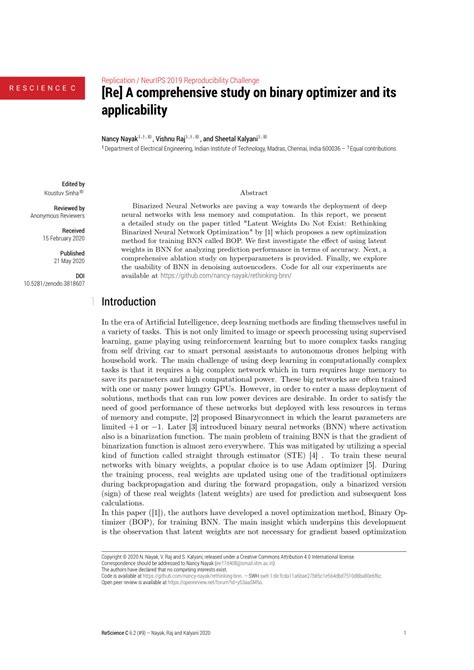 PDF A Comprehensive Study On Binary Optimizer And Its Applicability
