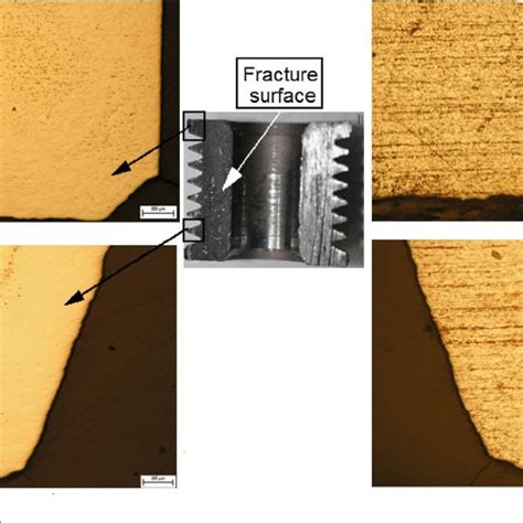 Microstructure Of Cross Section Of Material 2 A Unetched And B