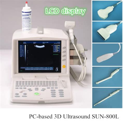 Multi Language Software Digital 3d Ultrsaound Scanner High Quality