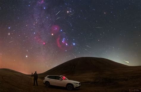 猎户座流星雨 天文气象图片 地理教师网