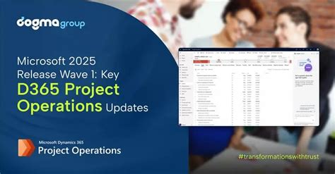 Microsoft 2025 Release Wave 1 For Dynamics 365 Project Operations