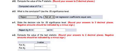 Solved Given The Following Regression Output Write The Chegg