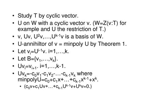 PPT The Primary Decomposition Theorem PowerPoint Presentation Free Download ID