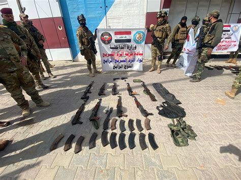 حملة أمنية في ميسان تسفر عن ضبط أسلحة غير مرخصة