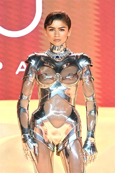 Zendaya Shows Off Bare Butt And Breasts At Dune Part Two Premiere In
