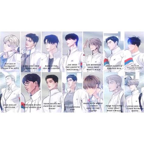 Available Full Set Card Postcard Lezhin Season Greeting 2024