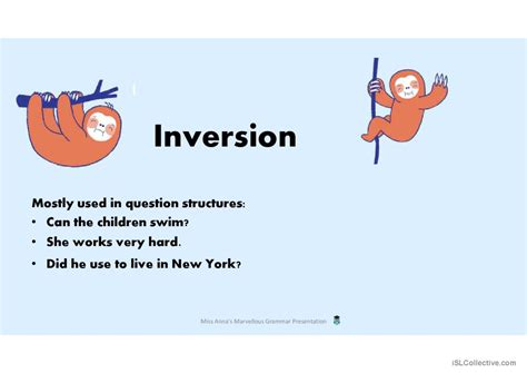 Inversion Presentation Gramma English Esl Powerpoints Inversion Presentation Gramma English Esl Powerpoints