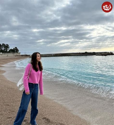 تصاویر ژست‌های بانو سوسانو در سواحل جنوب فرانسه