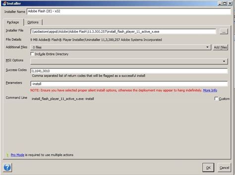 Install Update Flash Using Pdq Deploy Software Spiceworks Community