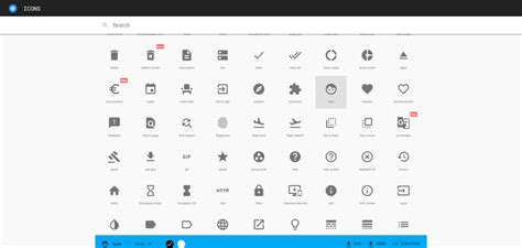 머티리얼 디자인material Design 아이콘 다운로드 구글 플랫 디자인