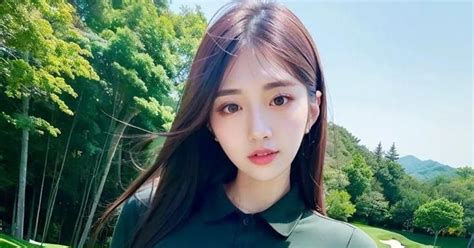 Ai가 그린 골프치는 누나들
