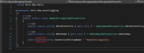 Why Define Connectionstringname As A Constant · Issue 11774