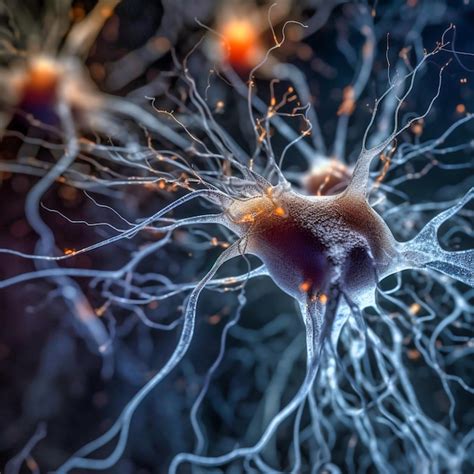 Premium Ai Image A Macro View Of A Neuron Inside A Brain Nerve Cell Generative Ai