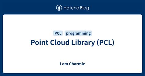 Point Cloud Library PCL I Am Charmie