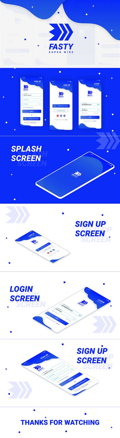 Login Sign Up Ui Ux Design Use Cases Flow Behance