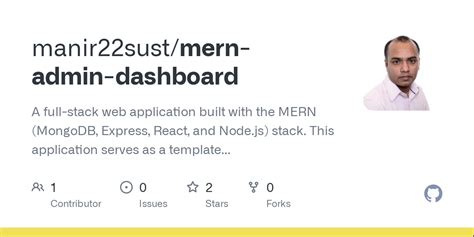 Github Manir22sustmern Admin Dashboard A Full Stack Web Application Built With The Mern