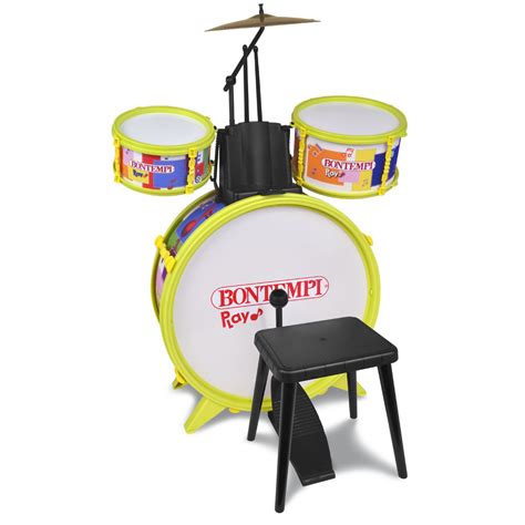 დრამების ნაკრები 4 დრამი და 2 ჯოხი