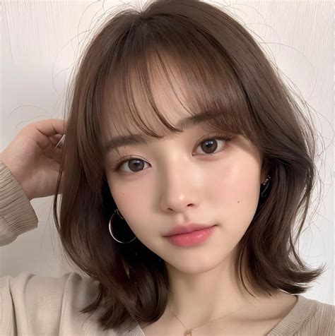 2024 Ai 여자 단발 중단발 예측 헤어스타일 레이어드컷 허쉬컷 스타일 종류 네이버 블로그
