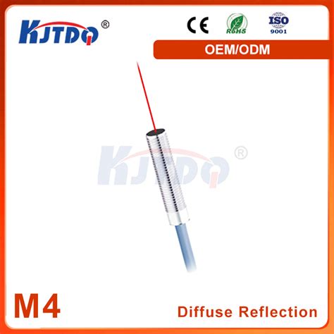 KJT M IP NPN PNP Sn Mm Diffuse Reflection Cylindrical Laser Sensor From China Manufacturer