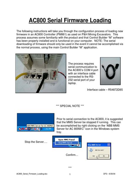 PDF AC800 Serial Firmware Loading DOKUMEN TIPS