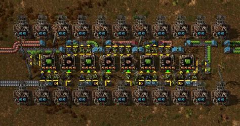 Factorio Green Circuit Factory Fully Beaconed And Tileable For 0 15